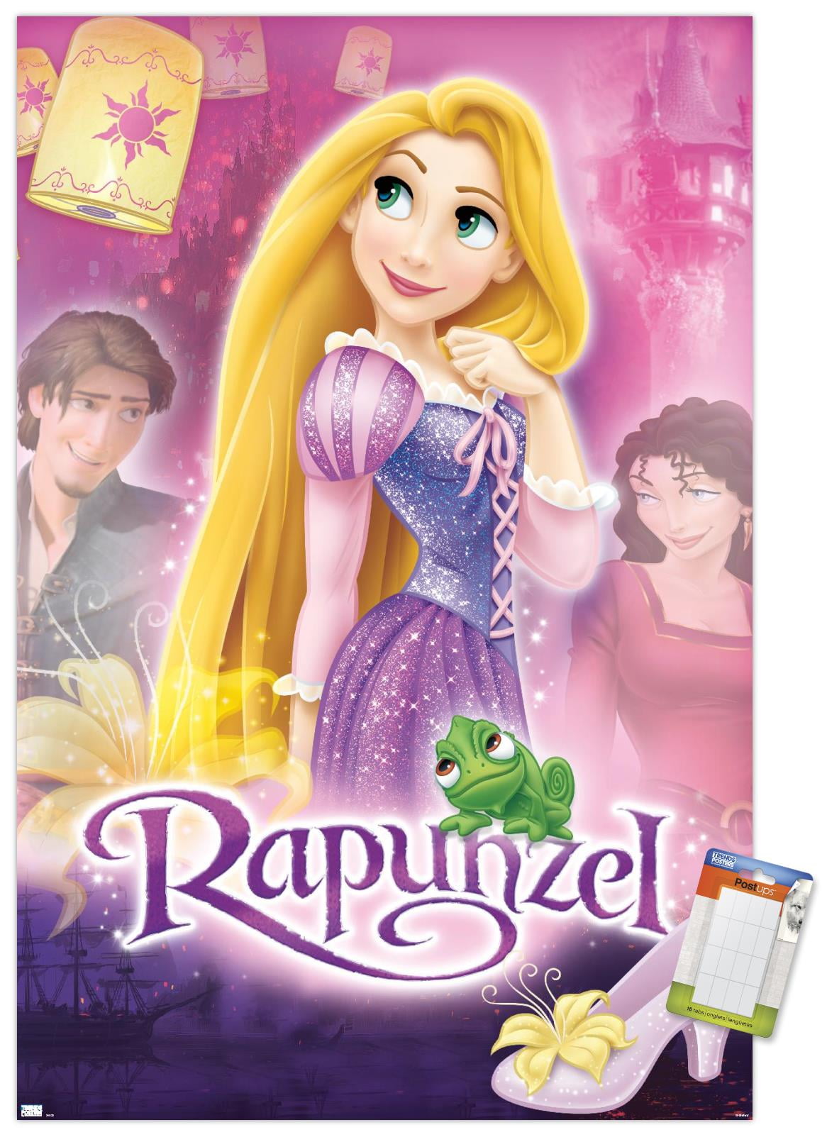 Disney Rapunzel - Cover Wall Poster, 14.725" x 22.375" - Walmart.com