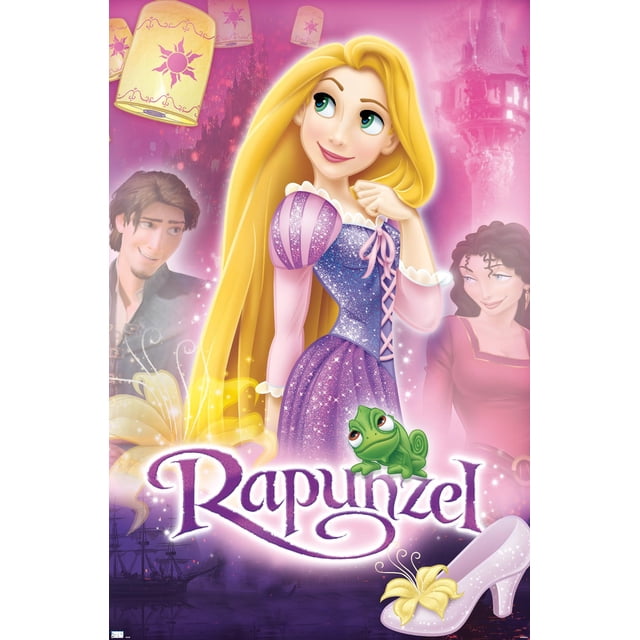 Disney Rapunzel - Cover Wall Poster, 22.375" x 34" - Walmart.com