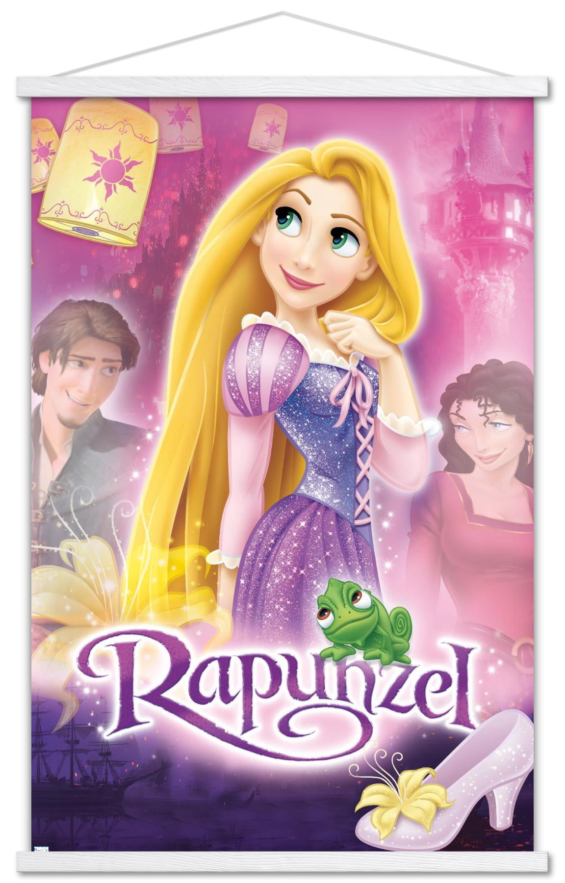 Disney Rapunzel - Cover Wall Poster with Magnetic Frame, 22.375" x 34 ...