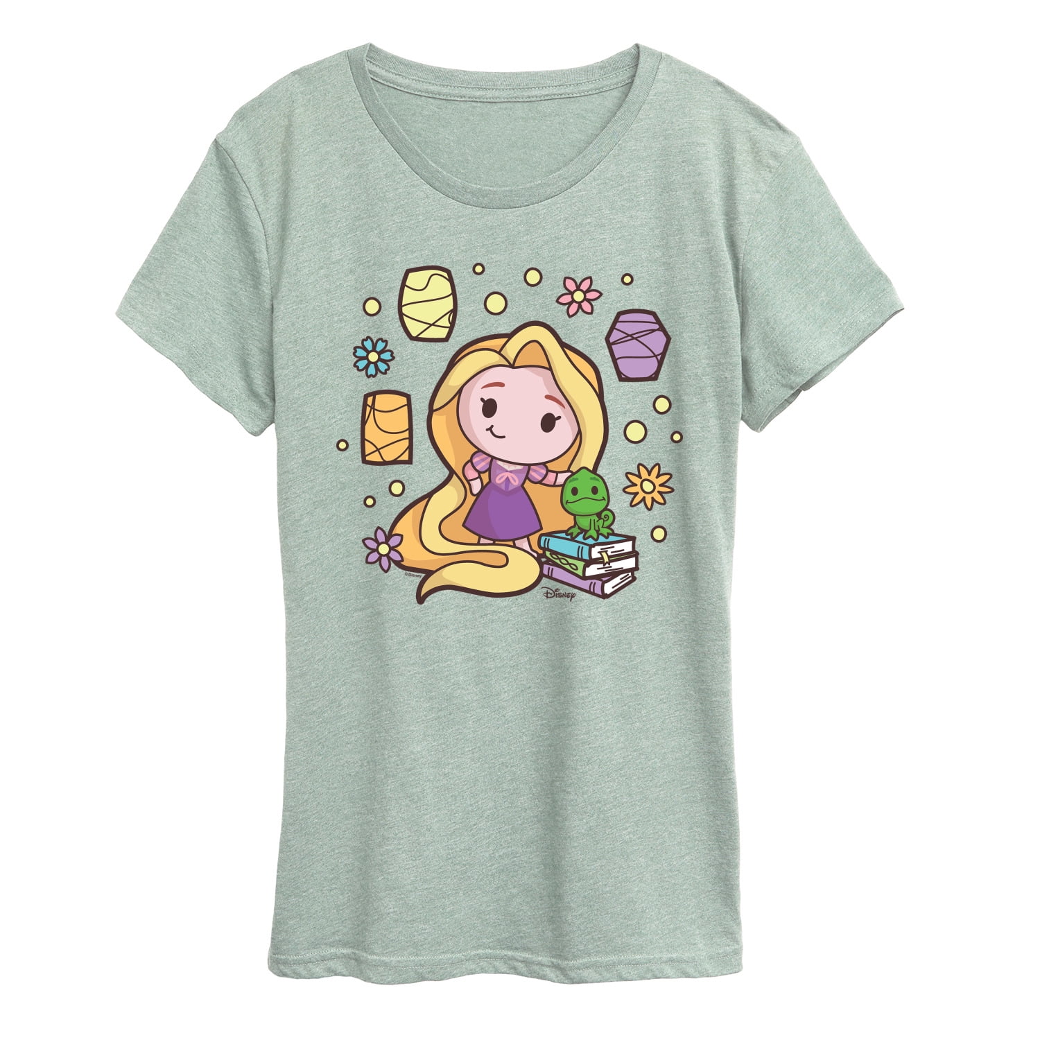 Disney - Rapunzel Pascal - Women's Short Sleeve Graphic T-Shirt ...
