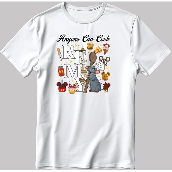 Disney Ratatouille Chef Remy Anyone Can Cook T-Shirt - Walmart.com