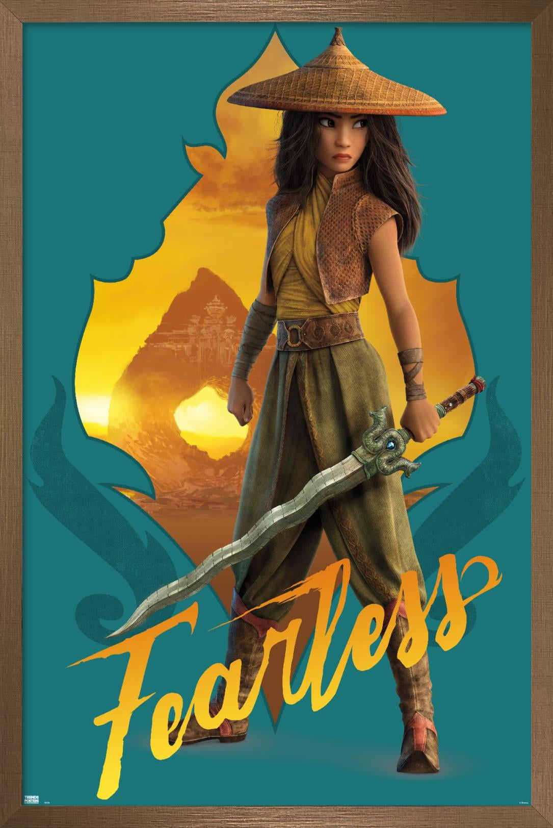 Disney Raya and the Last Dragon - Fearless Wall Poster, 22.375" x 34 ...