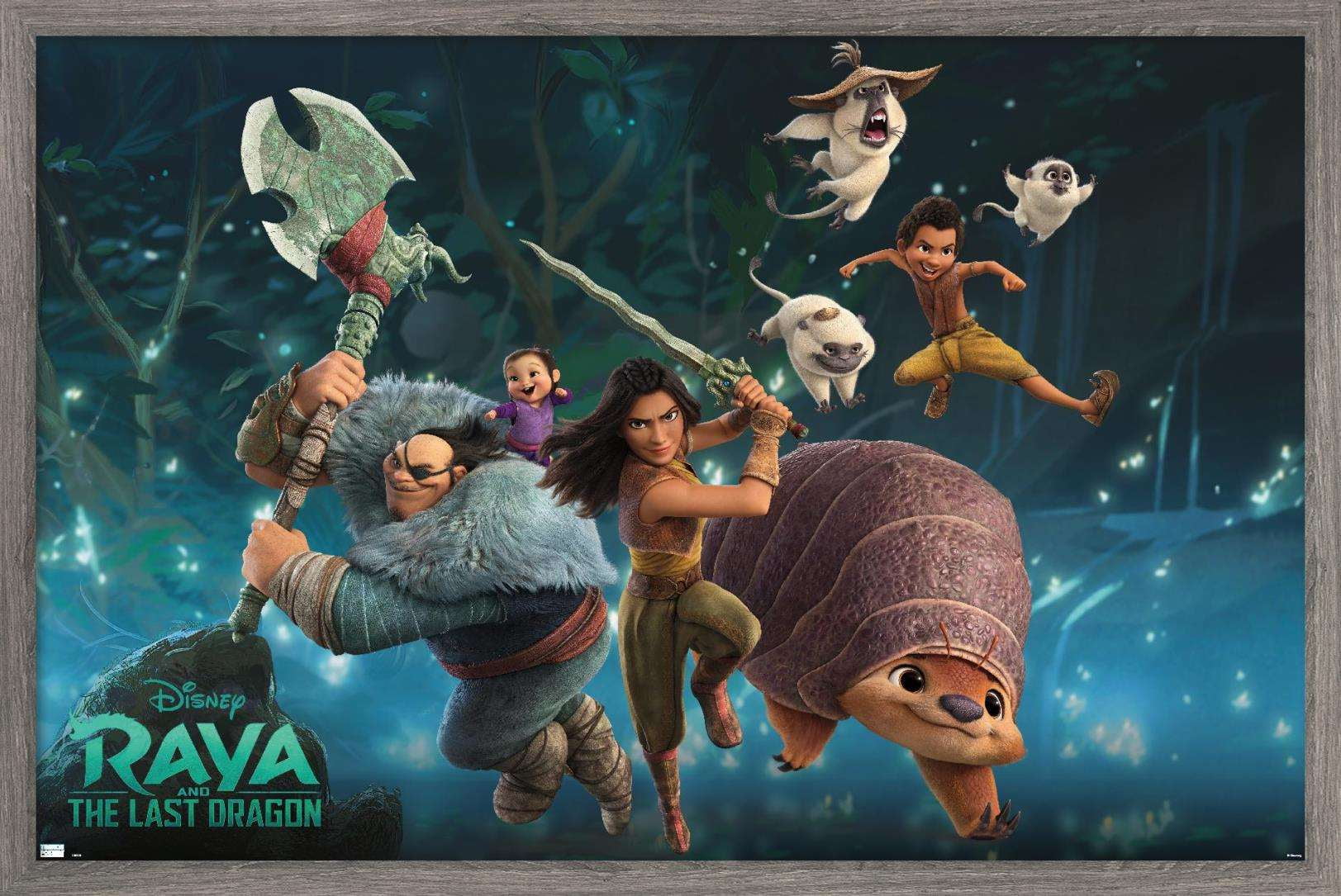 Disney Raya and the Last Dragon - Group Wall Poster, 22.375" x 34 ...