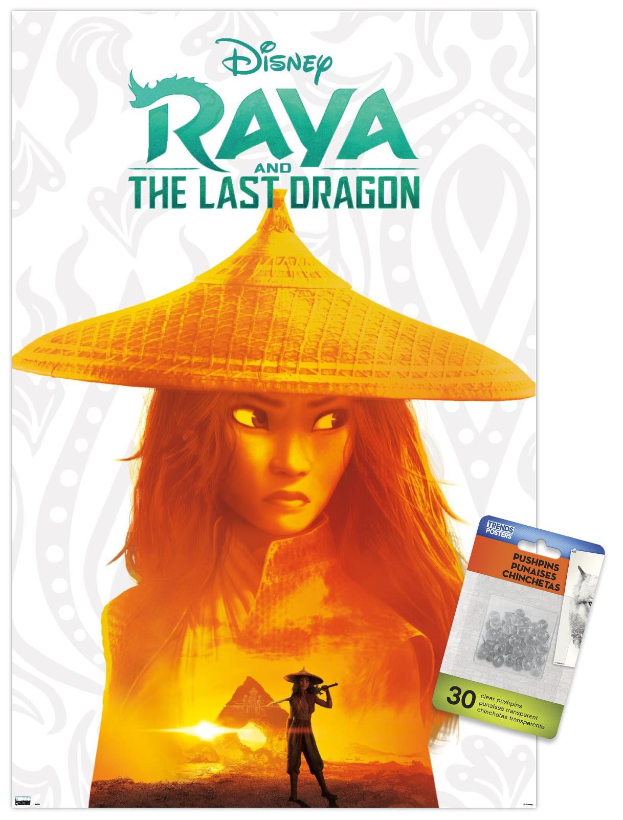 Disney Raya and the Last Dragon - Inner Warrior Wall Poster with Push ...