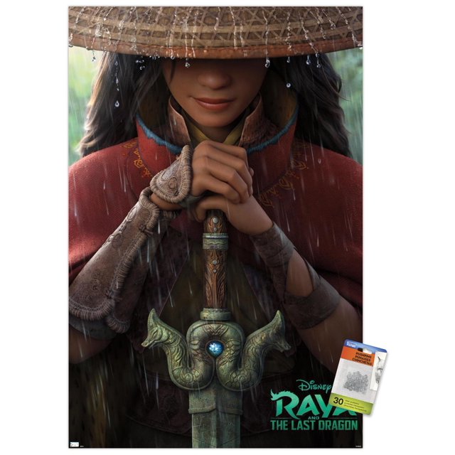 Disney Raya and the Last Dragon - Teaser Wall Poster with Pushpins, 22. ...