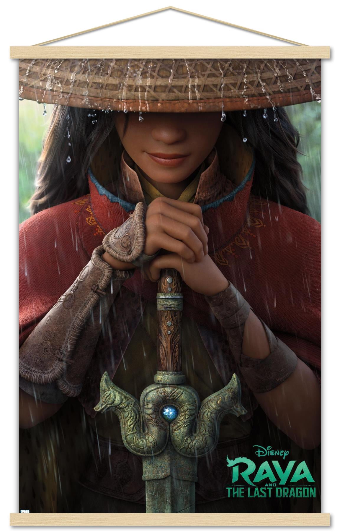 Disney Raya and the Last Dragon - Teaser Wall Poster with Wooden ...