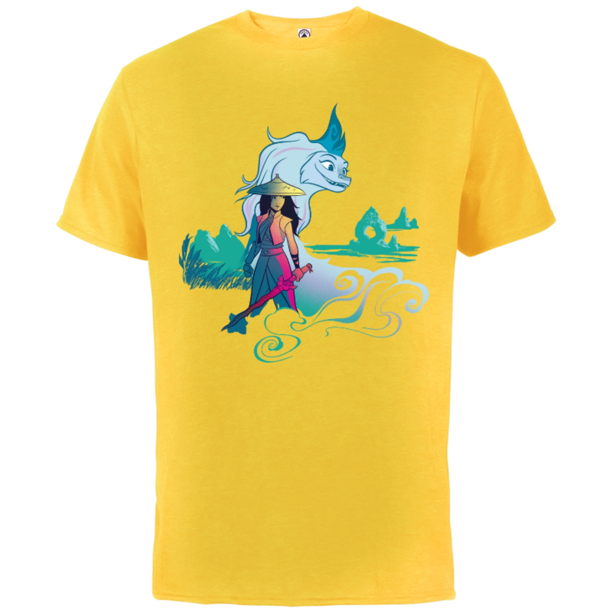 Disney Raya and the Last Dragon Watercolor Standard T-Shirt - Short ...
