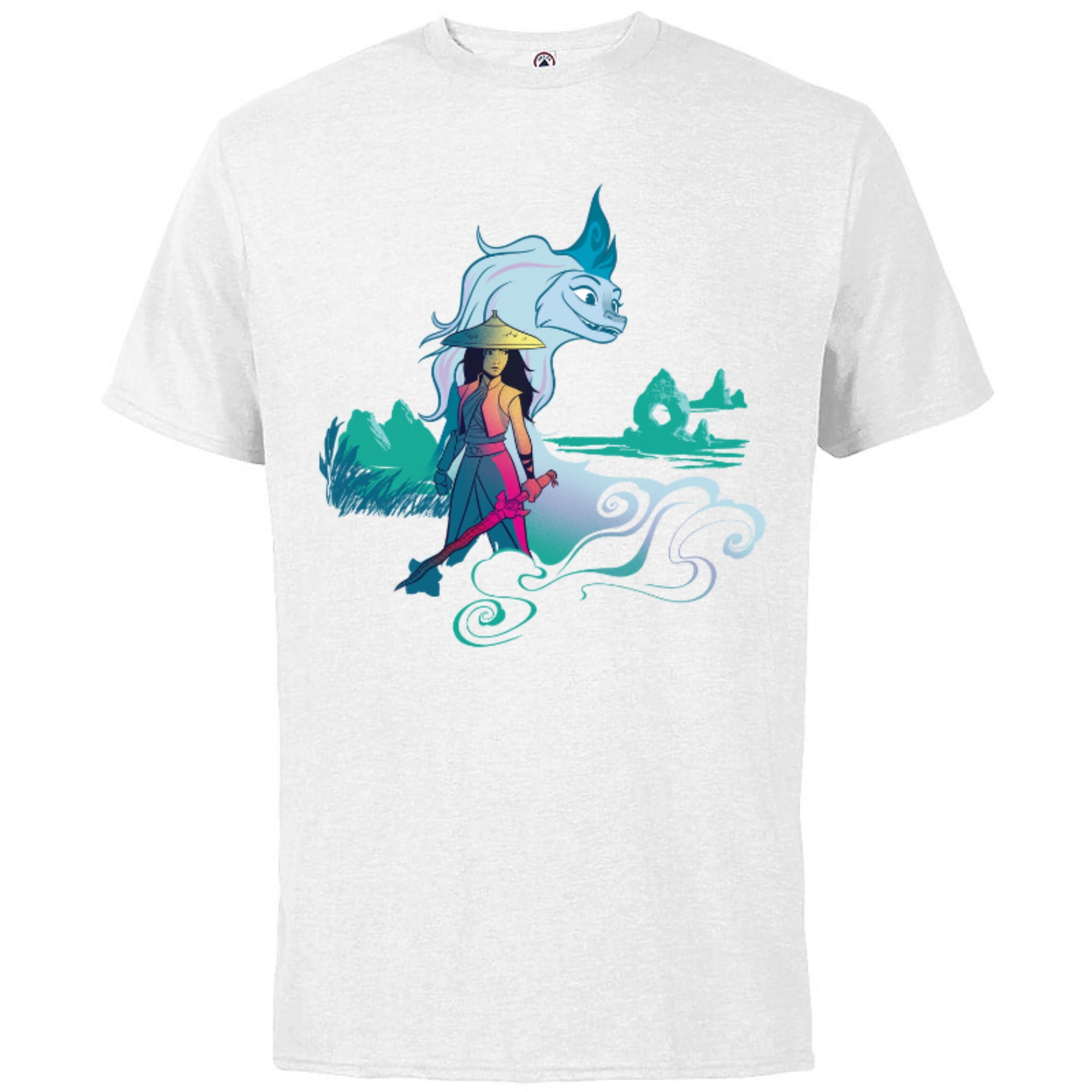 Disney Raya and the Last Dragon Watercolor Standard T-Shirt - Short ...
