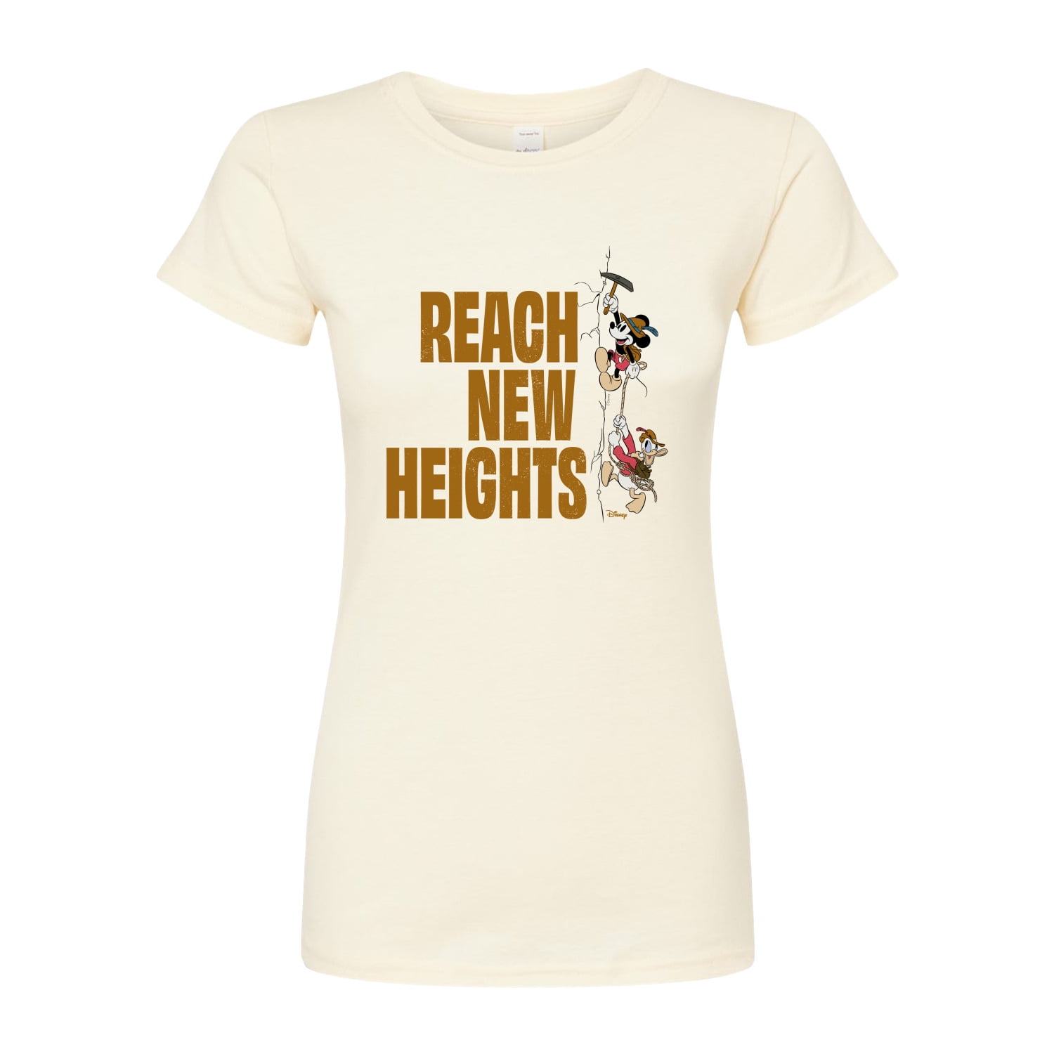 Disney - Reach New Heights - Juniors Fitted Graphic T-Shirt - Walmart.com