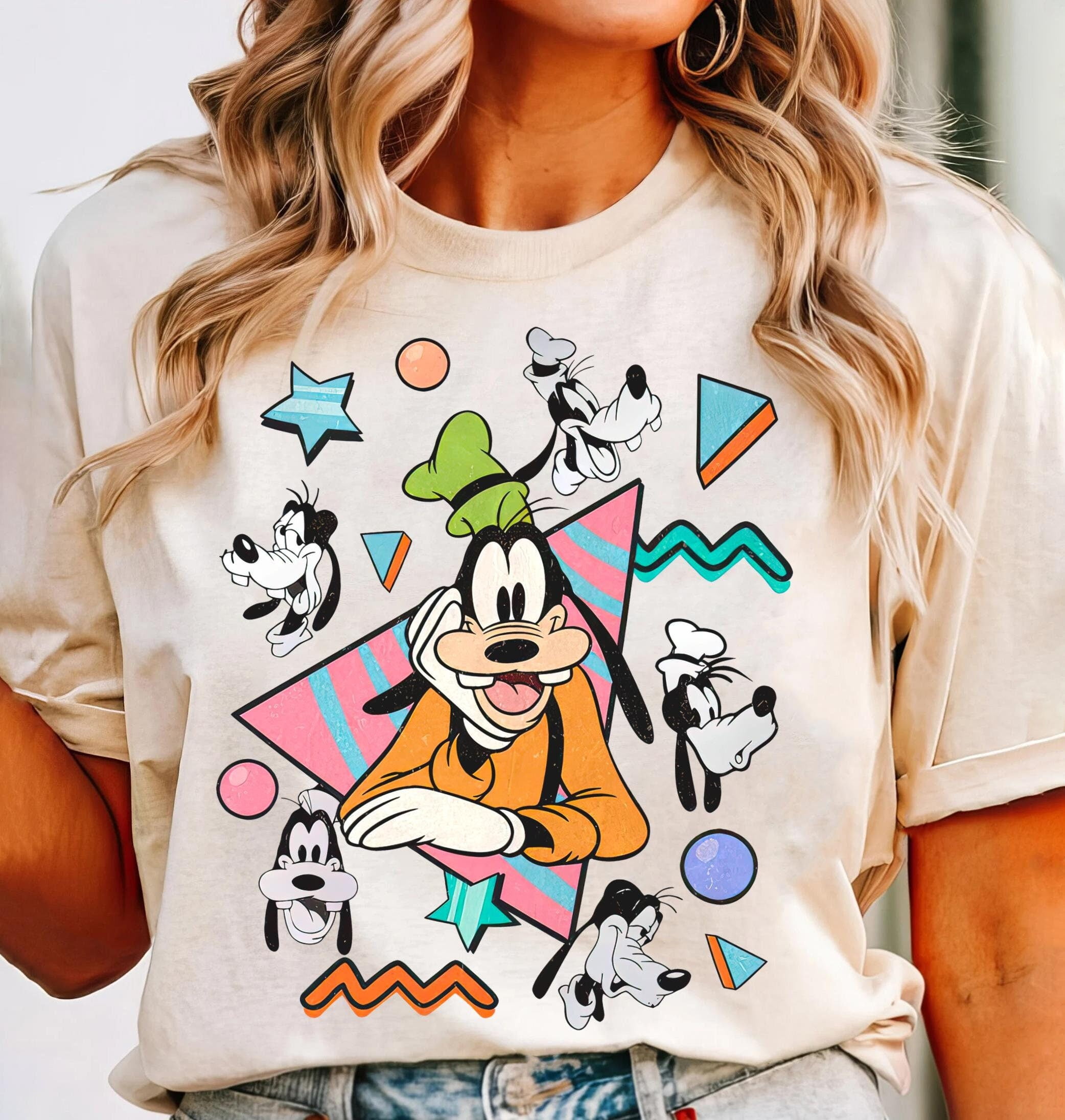 Disney Retro 90S Goofy Portrait Shirt, Mickey And Friends Goofy T-shirt ...