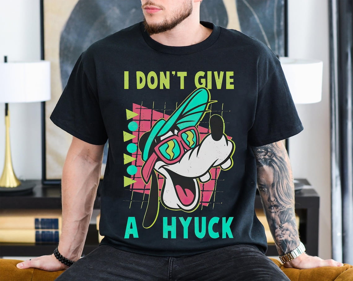 Disney Retro 90s Goofy Shirt, A Goofy Movie I Don't Give A Hyuck T ...
