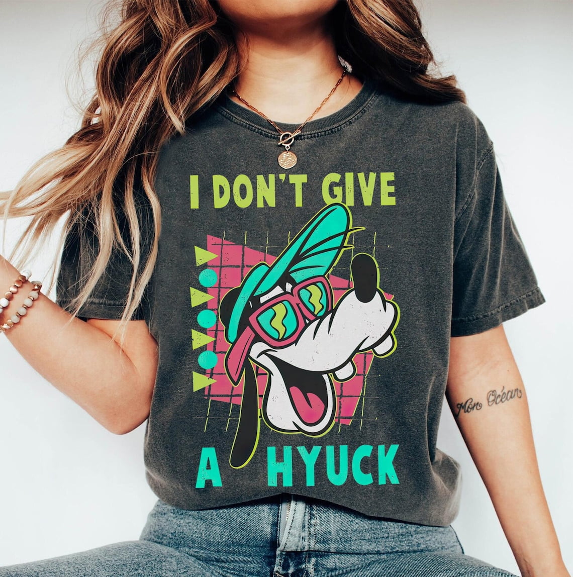 Disney Retro 90s Goofy Shirt, A Goofy Movie I Don't Give A Hyuck T ...