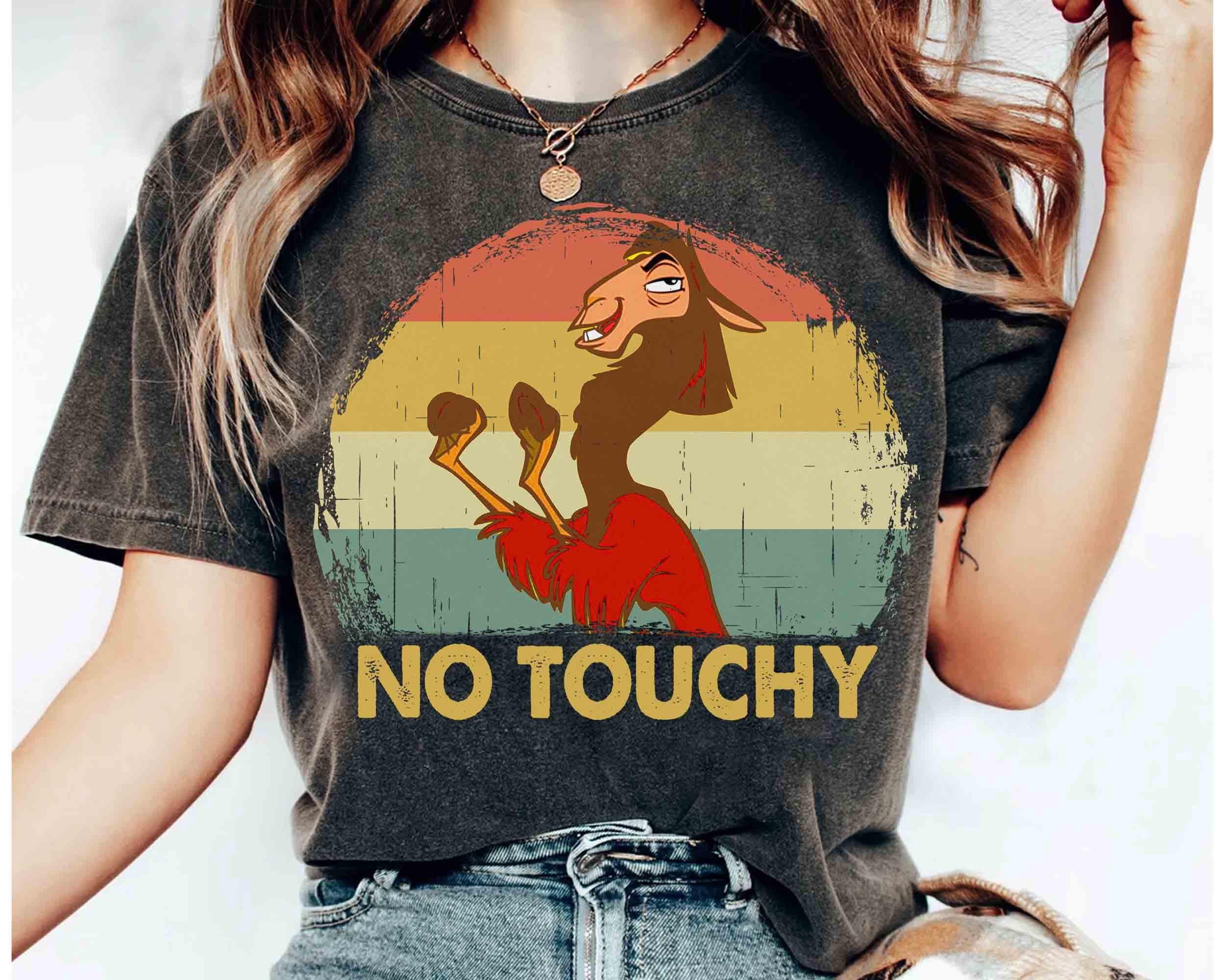 Disney Retro Emperor's New Groove Kuzco Llama No Touchy T-shirt ...