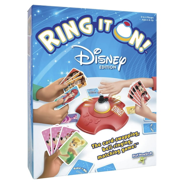 Disney Ring It On! - Card Swapping, Bell-Ringing, Matching Game with ...
