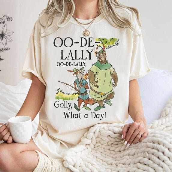 Disney Robin Hood And Little John Oo-De-Lally Shirt, Golly What A Day T ...