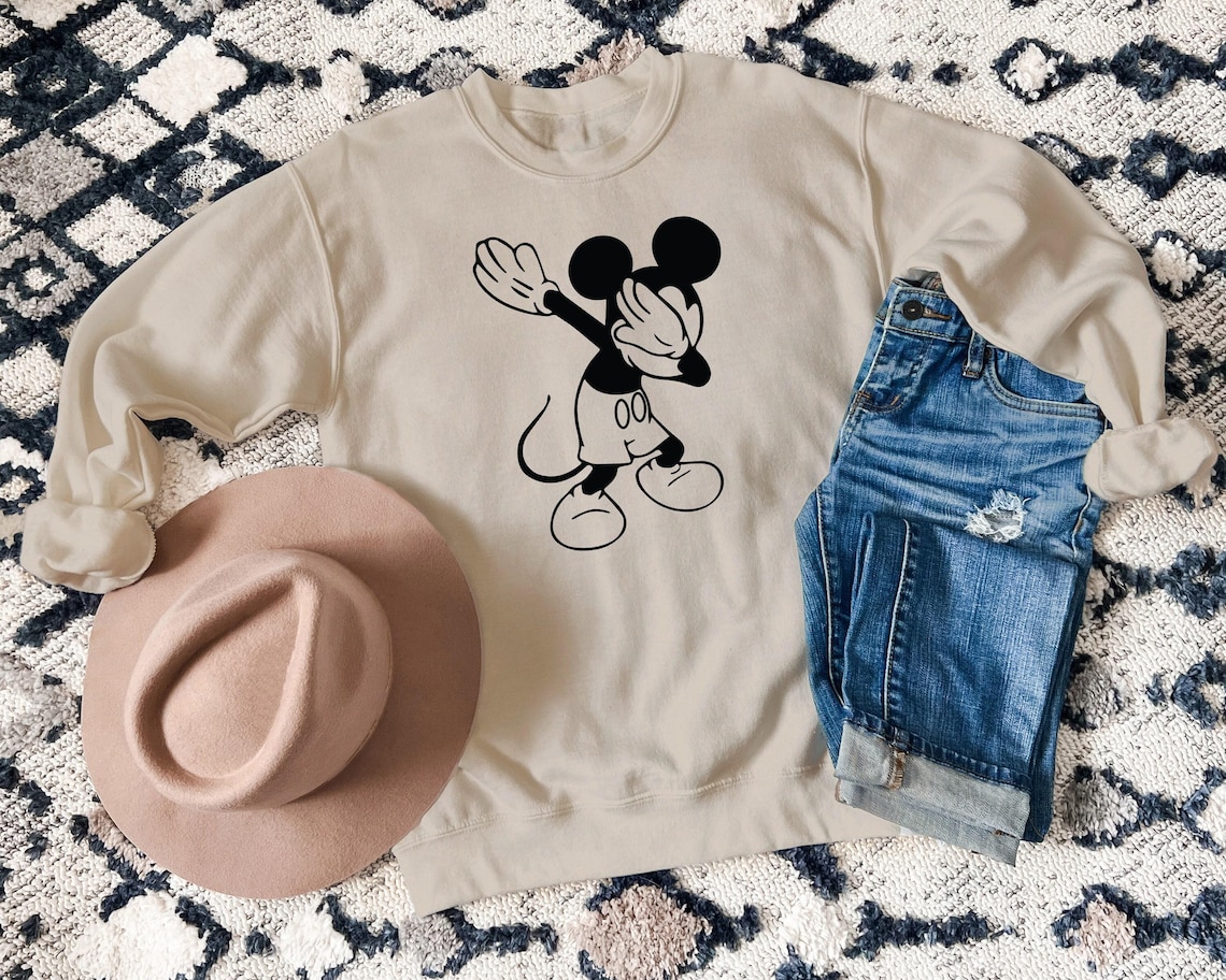 Disney Rock And Roll Sweatshirt, Mickey Sweatshirt, Disney Party ...
