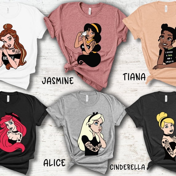 Disney Rocker Princess Shirt Disney Punk Princess Shirt Tattoo Disney ...