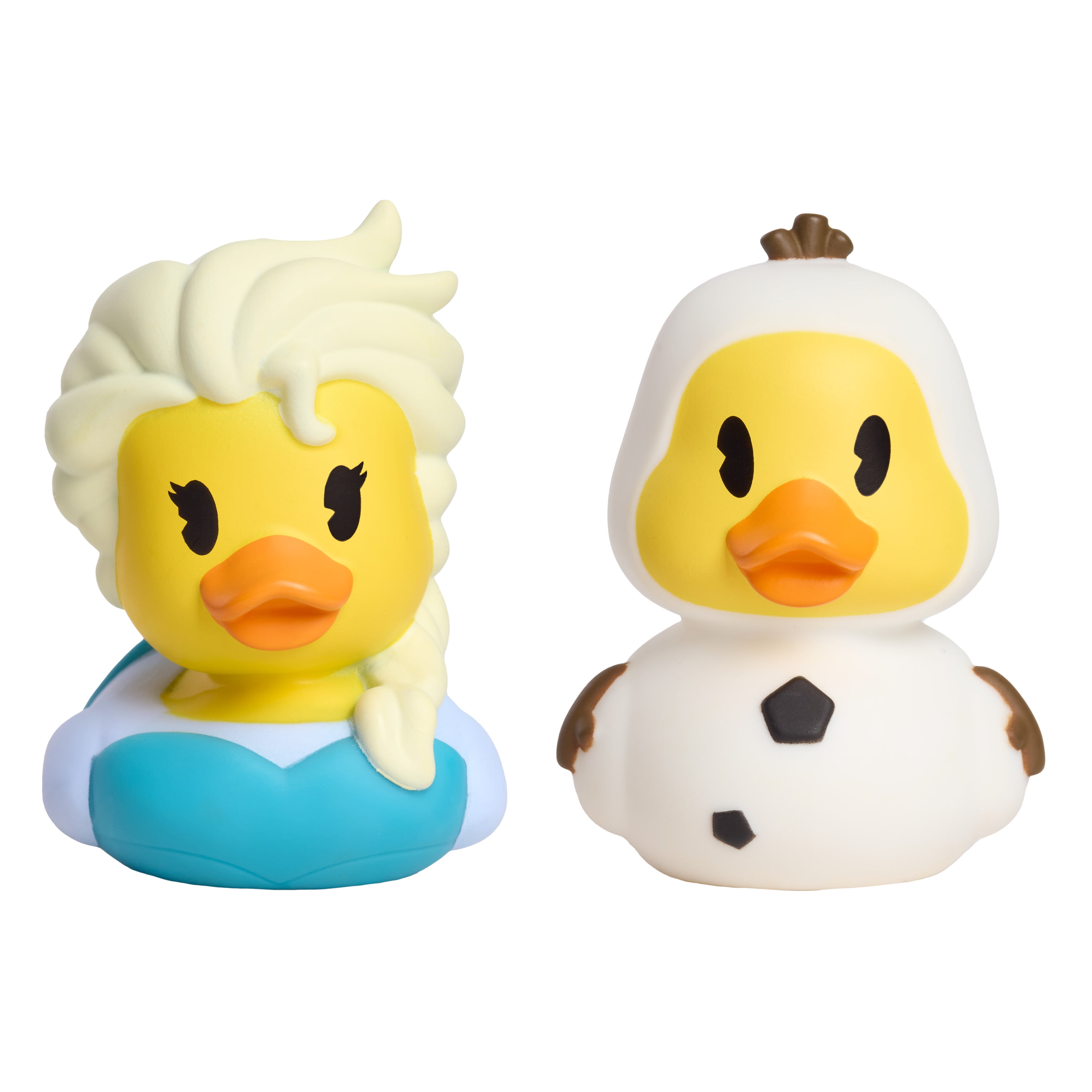 Dukalooz Disney Elsa and Olaf Small Toy Duck 2 Pack, Collectible Toy ...