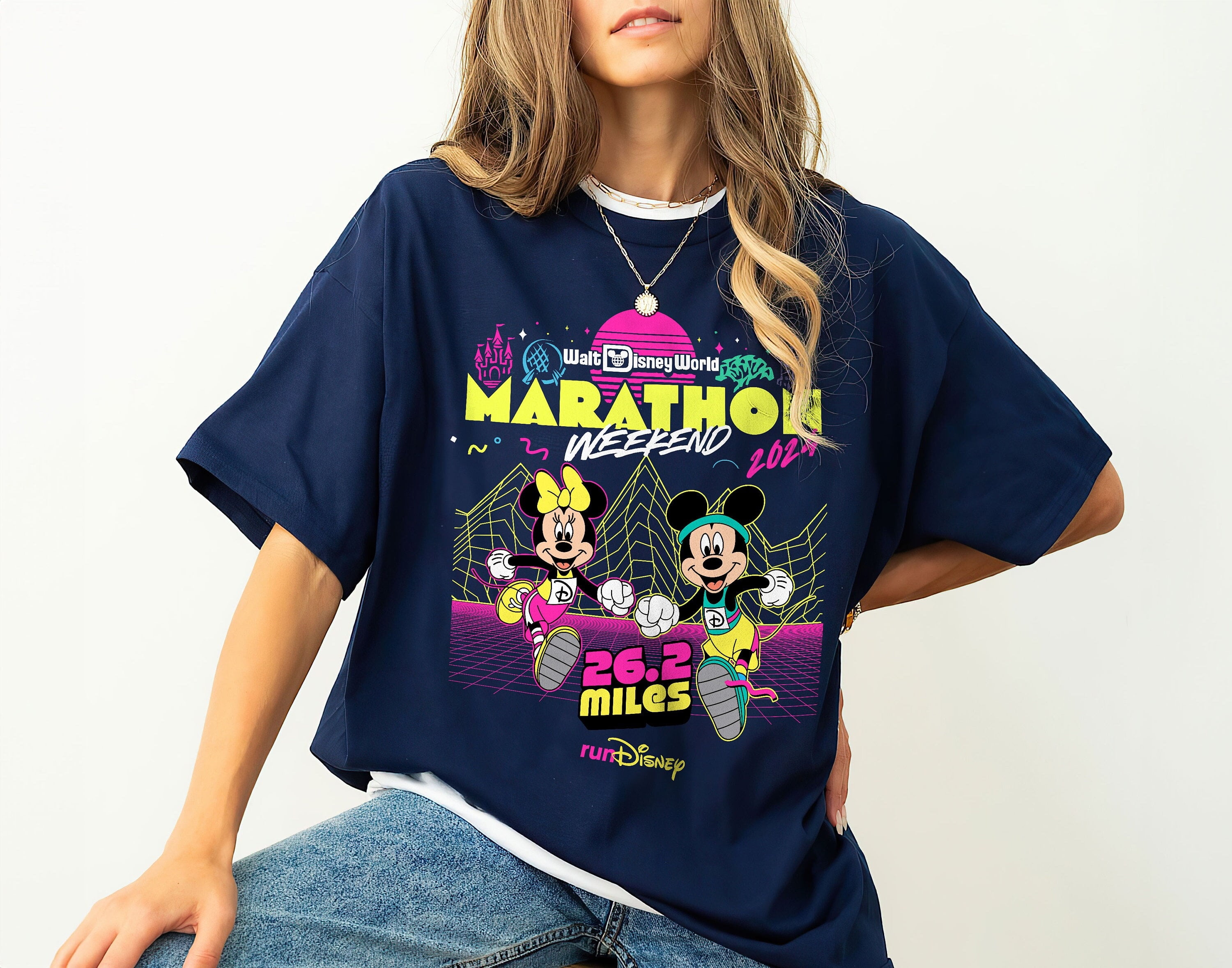 Disney Running 2024 Shirt Mickey Minnie Marathon Weekend Shirt, Disney ...