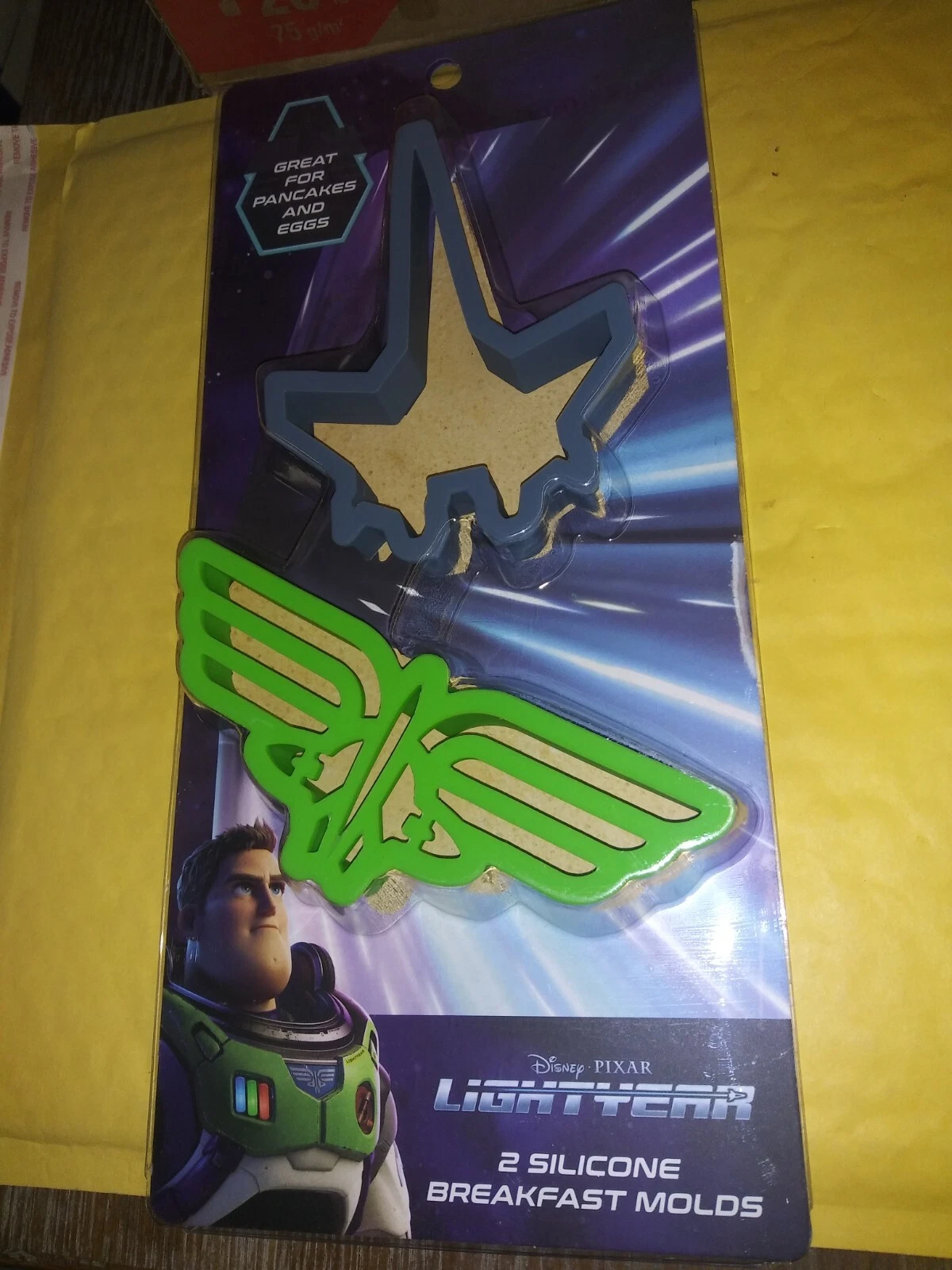 Disney'S Buzz Lightyear'S 2 Silcone Breakfast Molds For Eggs And ...