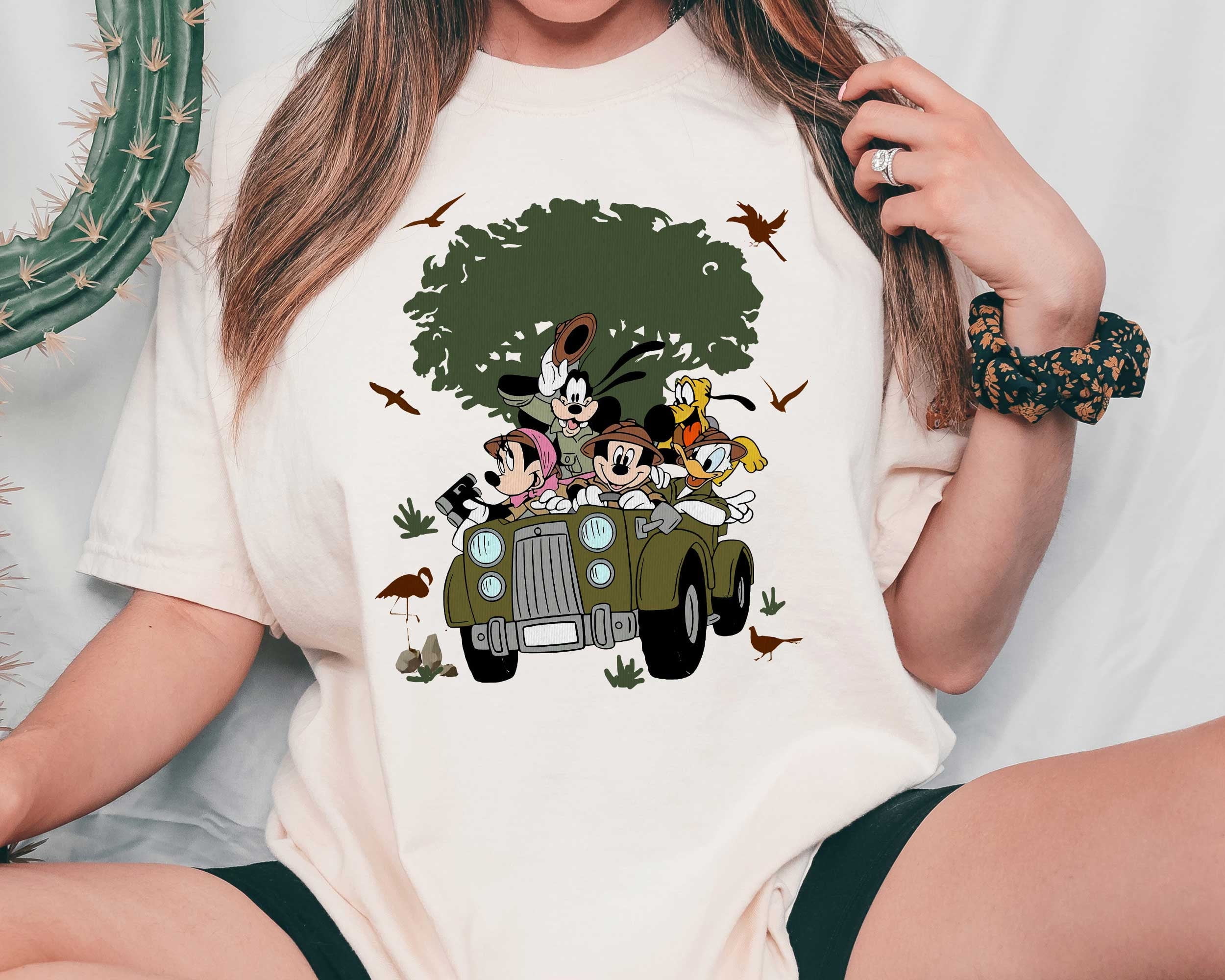 Disney Safari Shirt, Mickey & Friends Animal Kingdom Tee, Adventure ...