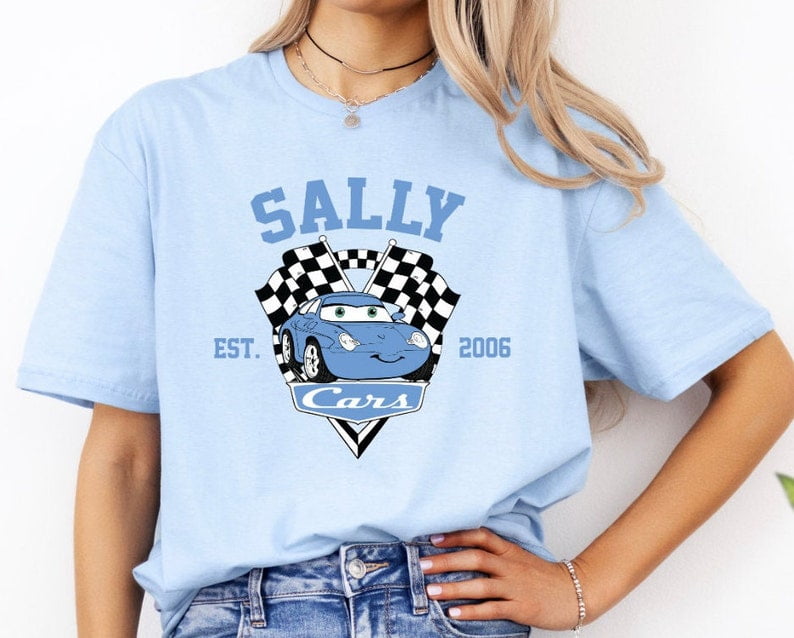 Disney Sally Cars Girl Shirt, Disney McQueen Kids Shirt, Disneyland Car ...