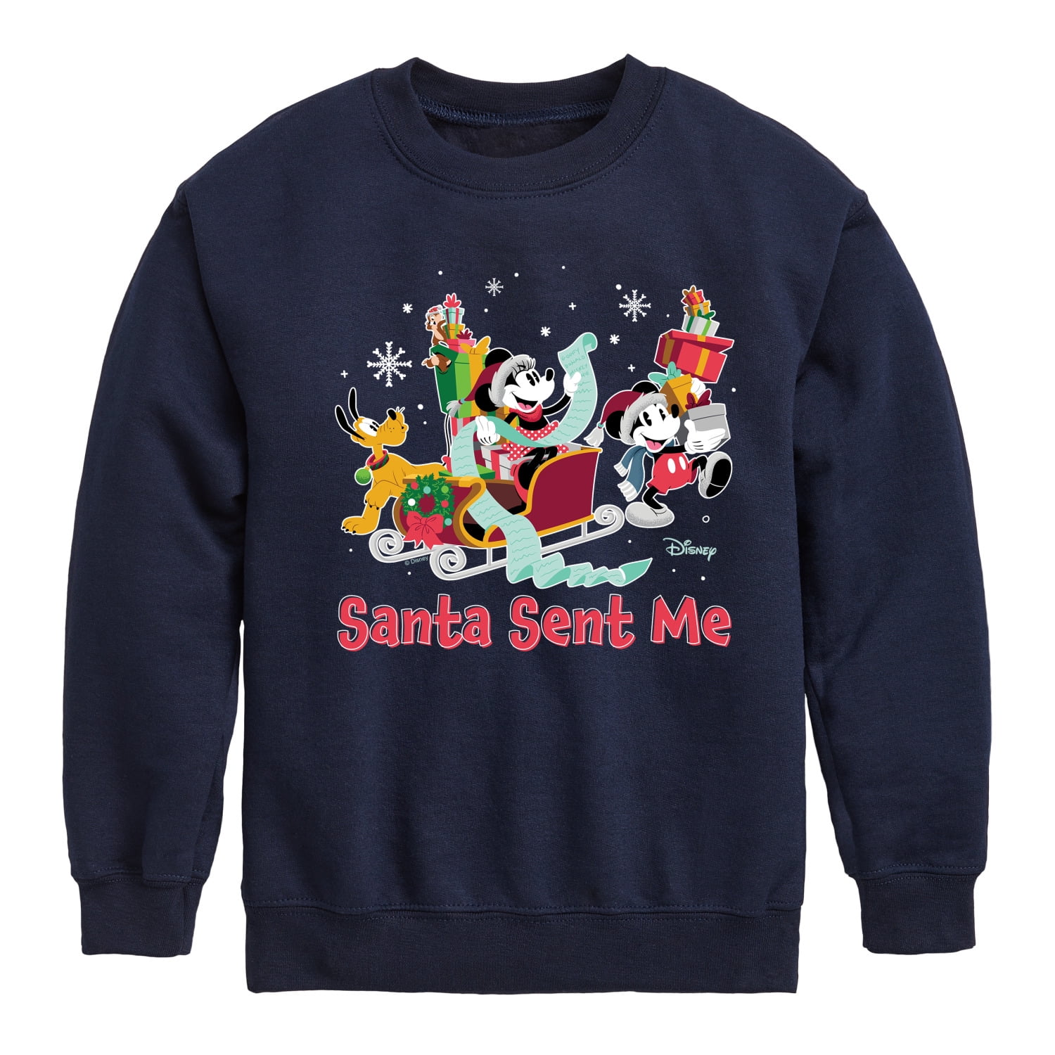 Disney - Mickey, Minnie, & Pluto Santa Sent Me Christmas - Toddler ...