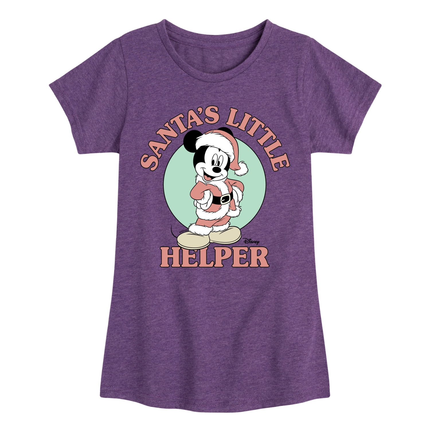 Disney - Santas Little Helper - Toddler & Youth Girls Short Sleeve ...