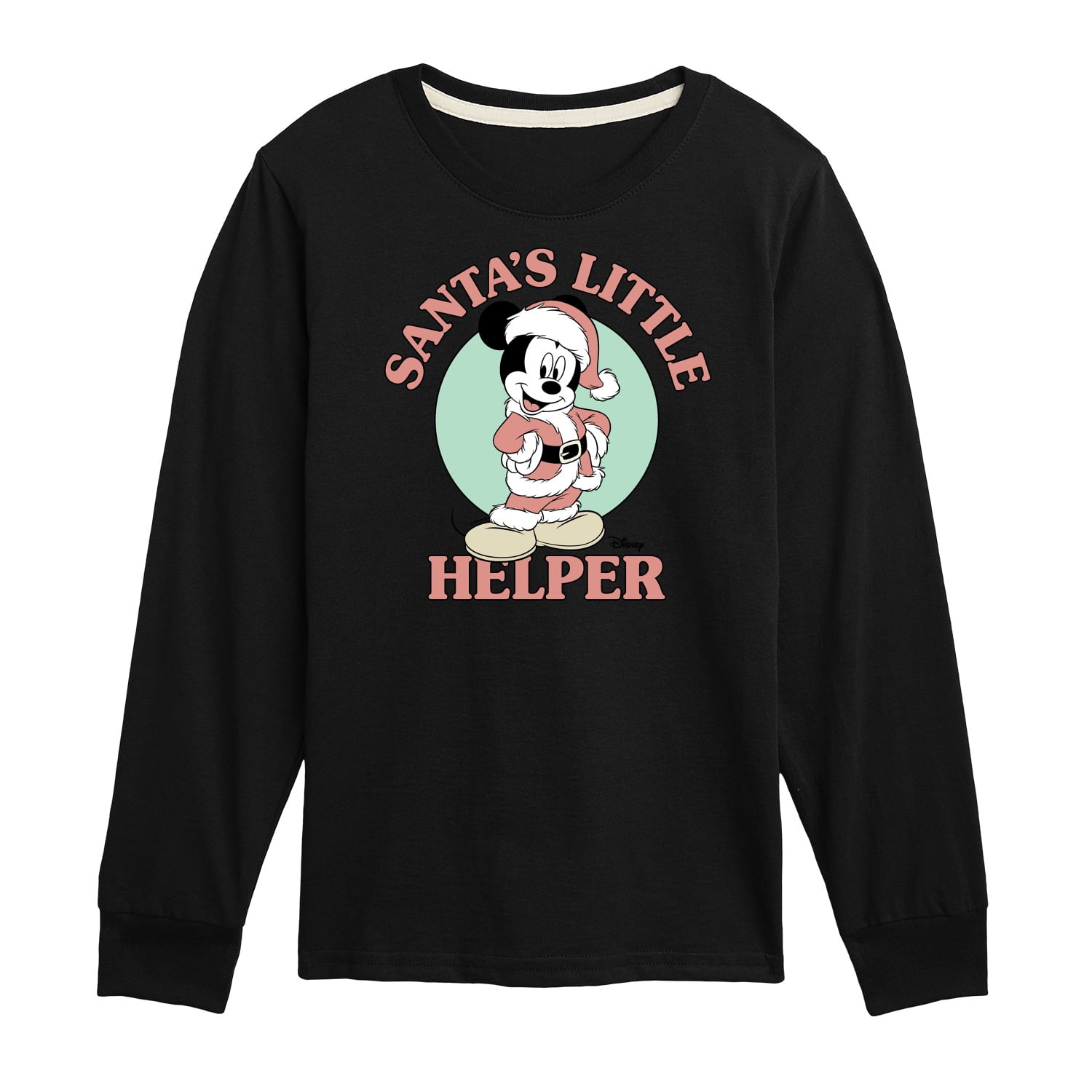 Disney - Santas Little Helper - Toddler & Youth Long Sleeve Graphic T ...