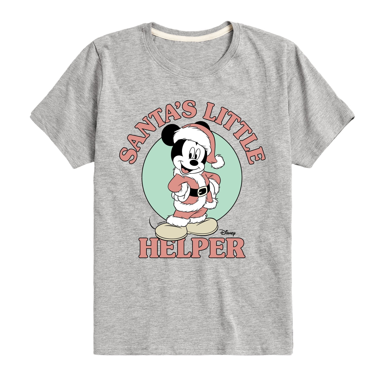 Disney - Santas Little Helper - Toddler & Youth Short Sleeve Graphic T ...
