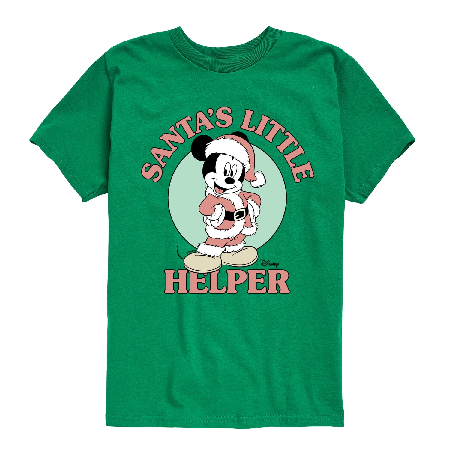 Disney - Santas Little Helper - Toddler & Youth Short Sleeve Graphic T ...