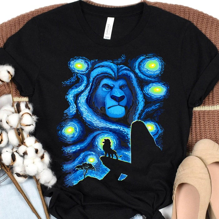 Disney Scar The Lion King Blue Art Shirt, Disney Villains Scar Tee ...