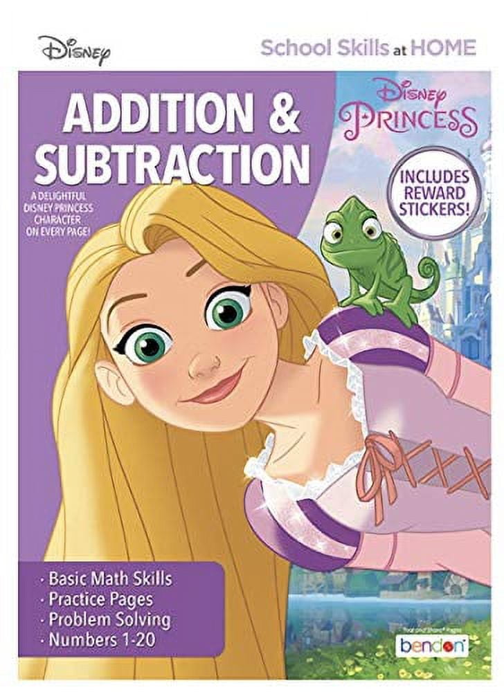 Pre-Owned Disney School Skills at Home Disney Princess Addition ...