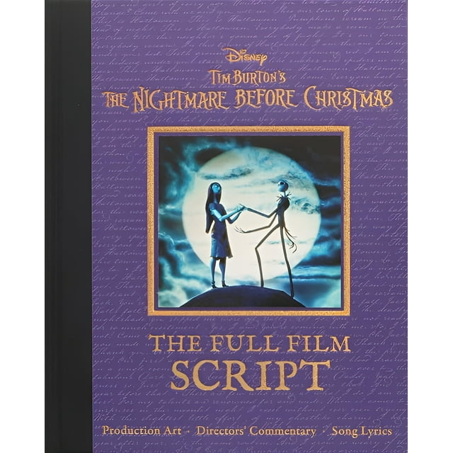 Disney Scripted Classics: Disney Tim Burton's The Nightmare Before ...
