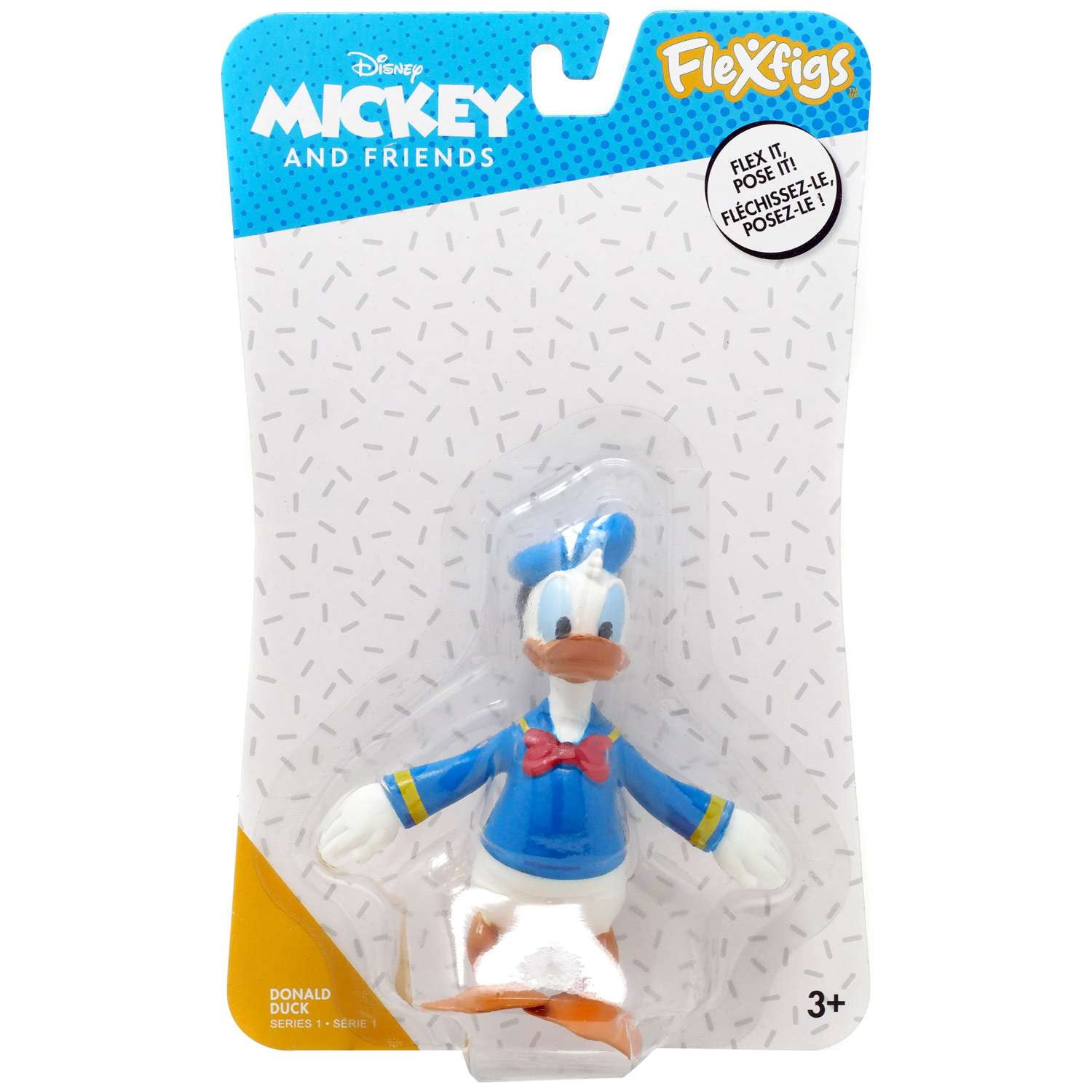 Disney Series 1 Flexfigs Donald Duck Bendable Figure - Walmart.com