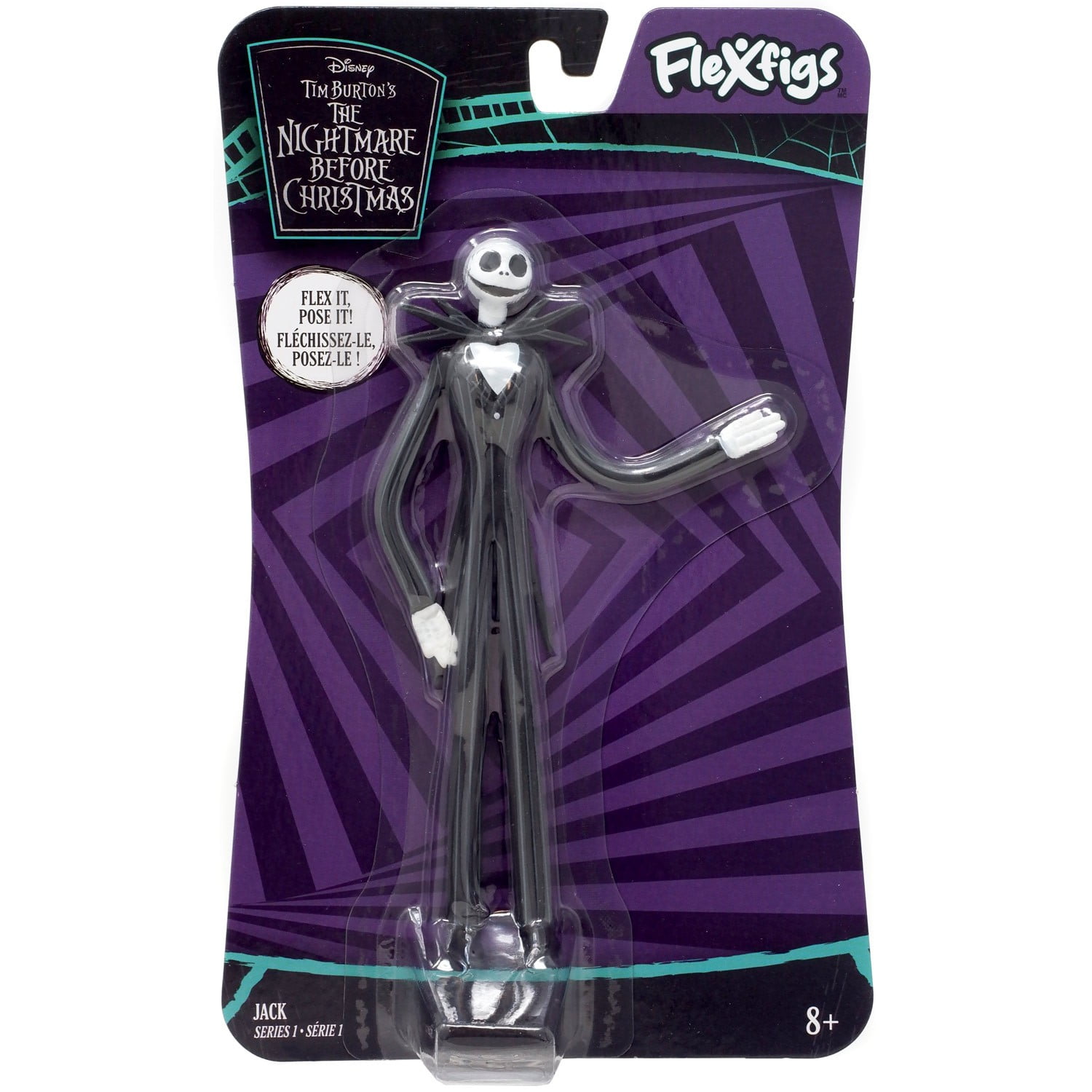 Disney Series 1 Flexfigs Jack Skellington Bendable Figure - Walmart.com
