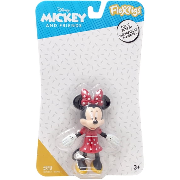 Disney Series 1 Flexfigs Minnie Mouse Bendable Figure - Walmart.com