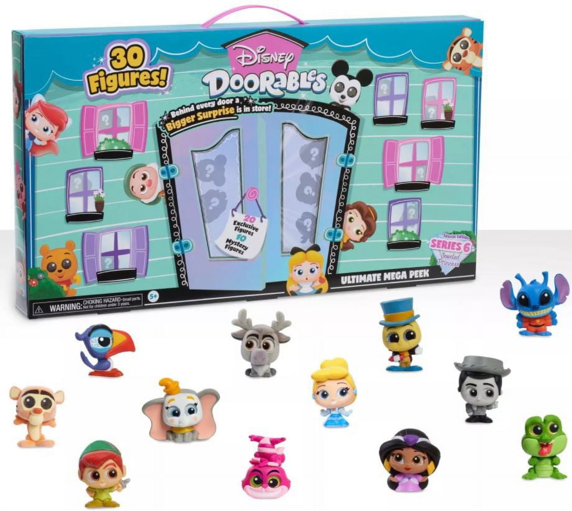Disney Doorables Ultimate Mega Peek Pack Series 6, Includes 30 Figures ...