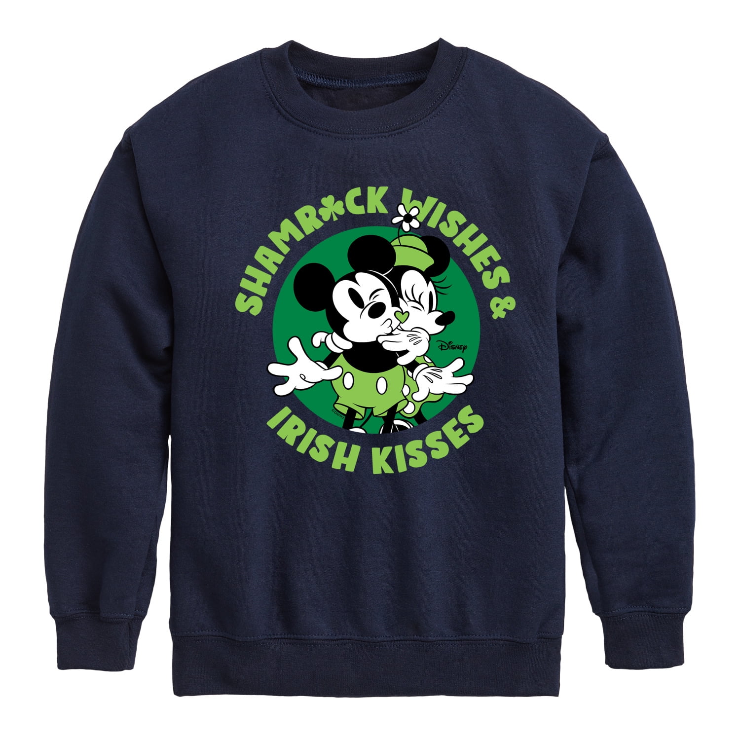 Disney - Shamrock Wishes Irish Kisses - Toddler And Youth Crewneck ...