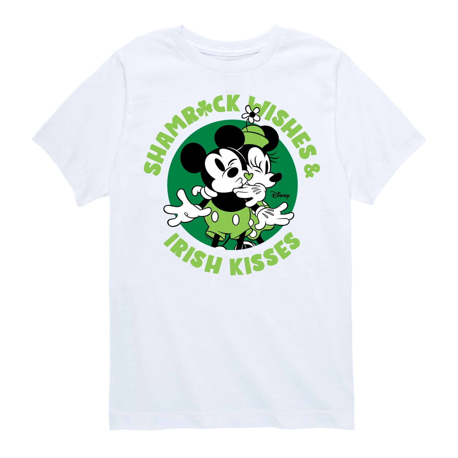 Disney - Shamrock Wishes Irish Kisses - Toddler And Youth Short Sleeve ...