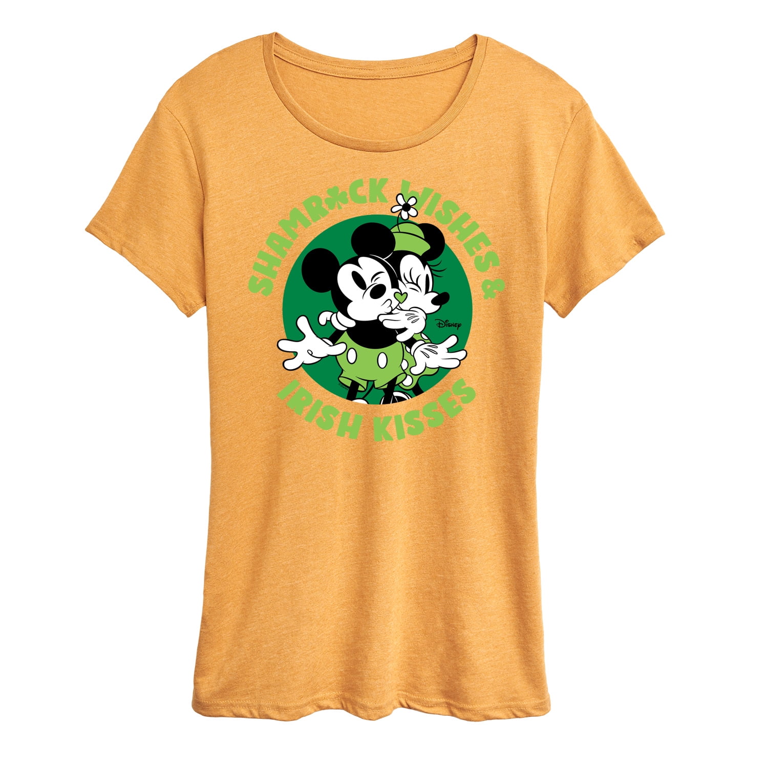 Disney - Shamrock Wishes Irish Kisses - Women's Short Sleeve Graphic T ...