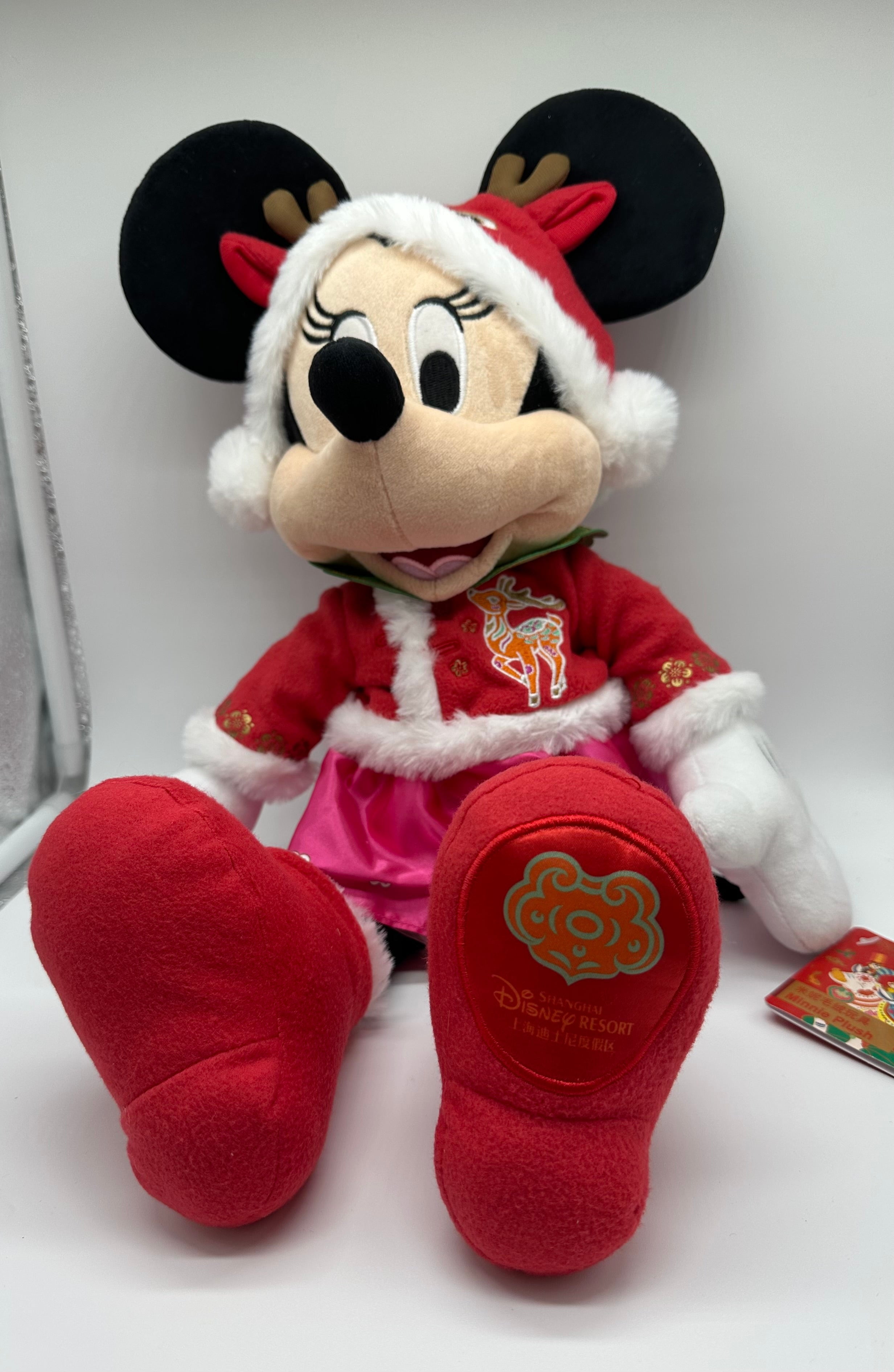 Disney Shanghai Resort Chinese New Lunar Year 2021 Ox Minnie Plush New ...