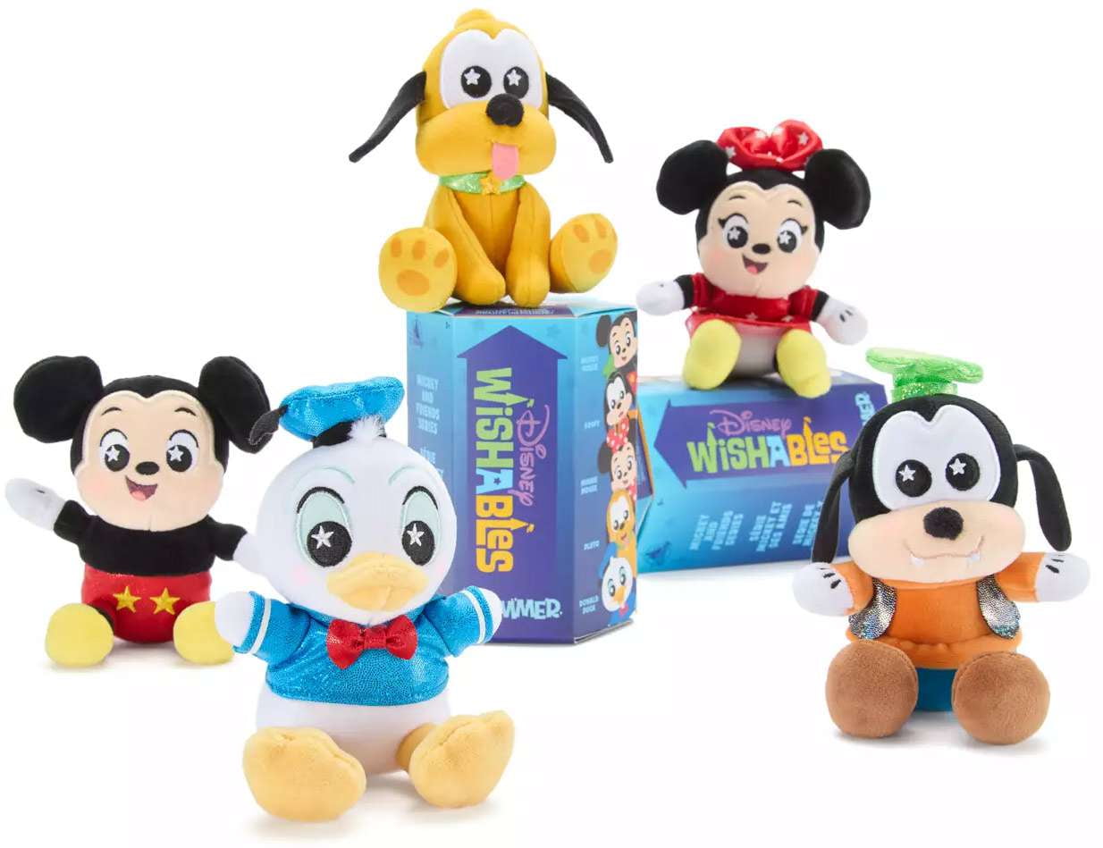 Disney Shimmer Series Mickey Mouse and Friends Micro Plush Mystery Pack ...