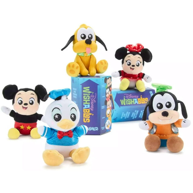 Disney Shimmer Series Mickey Mouse and Friends Micro Plush Mystery Pack ...