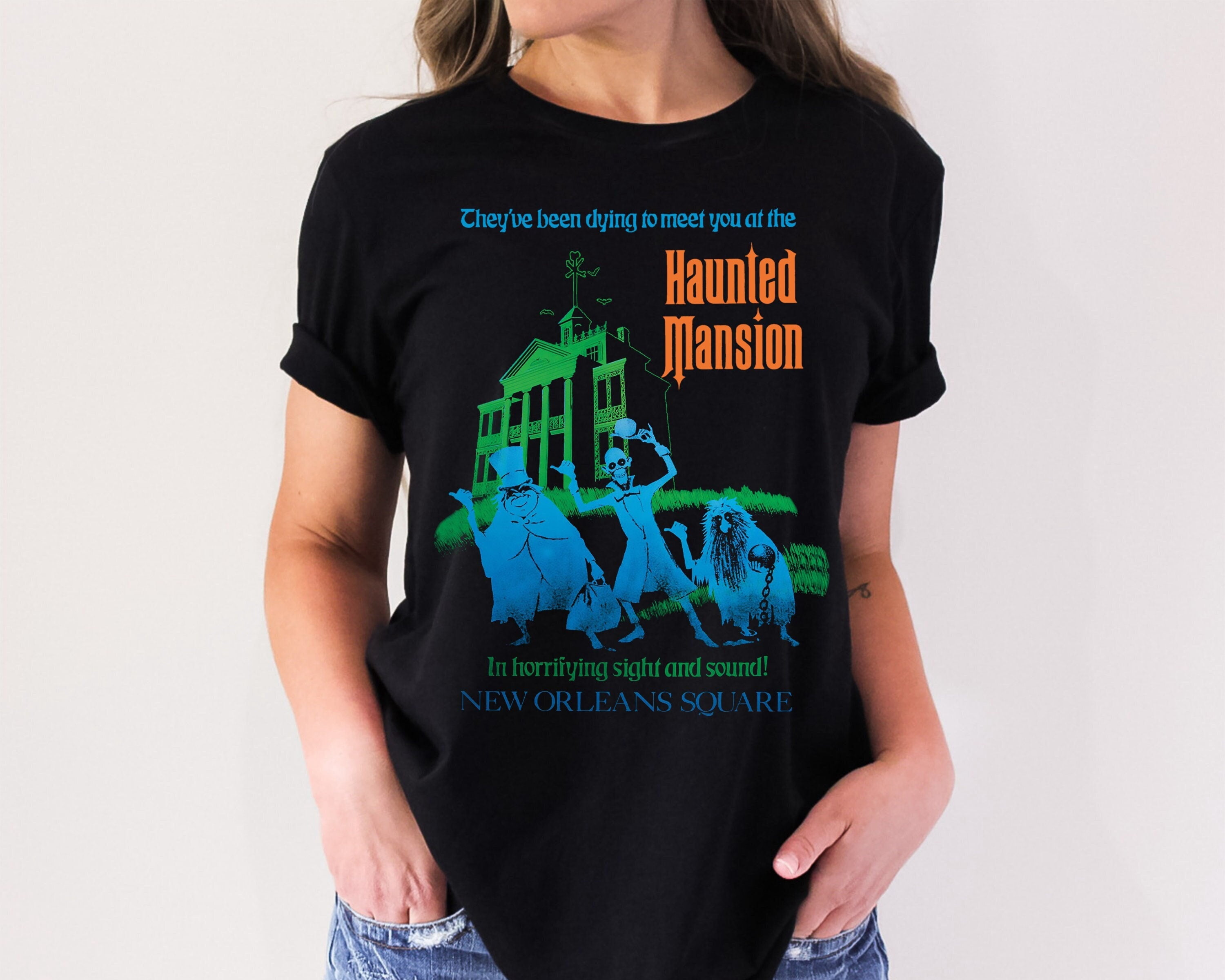 Disney Shirt | Haunted Mansion Disneyland | Original ride attraction ...