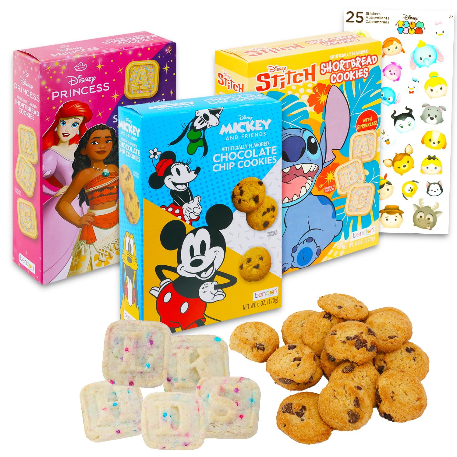 Disney Shortbread Cookies SCH4 Snack Box (6oz) - Pantry Birthday Party ...