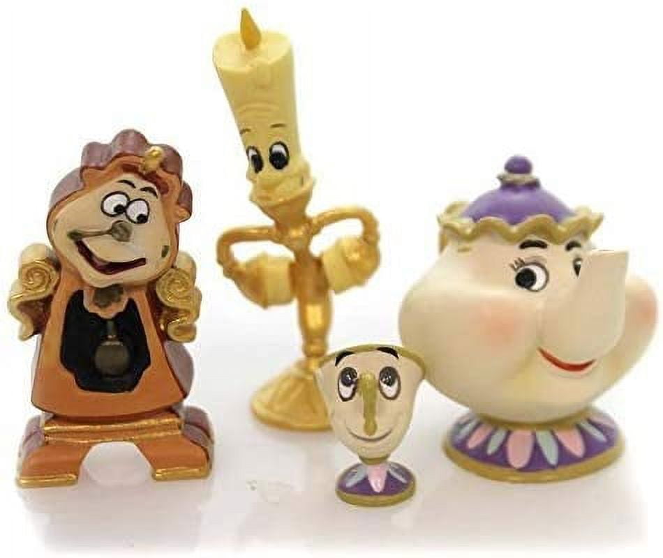 Disney Showcase Lumiere Mrs. Potts Chip and Cogsworth Figurine Set ...