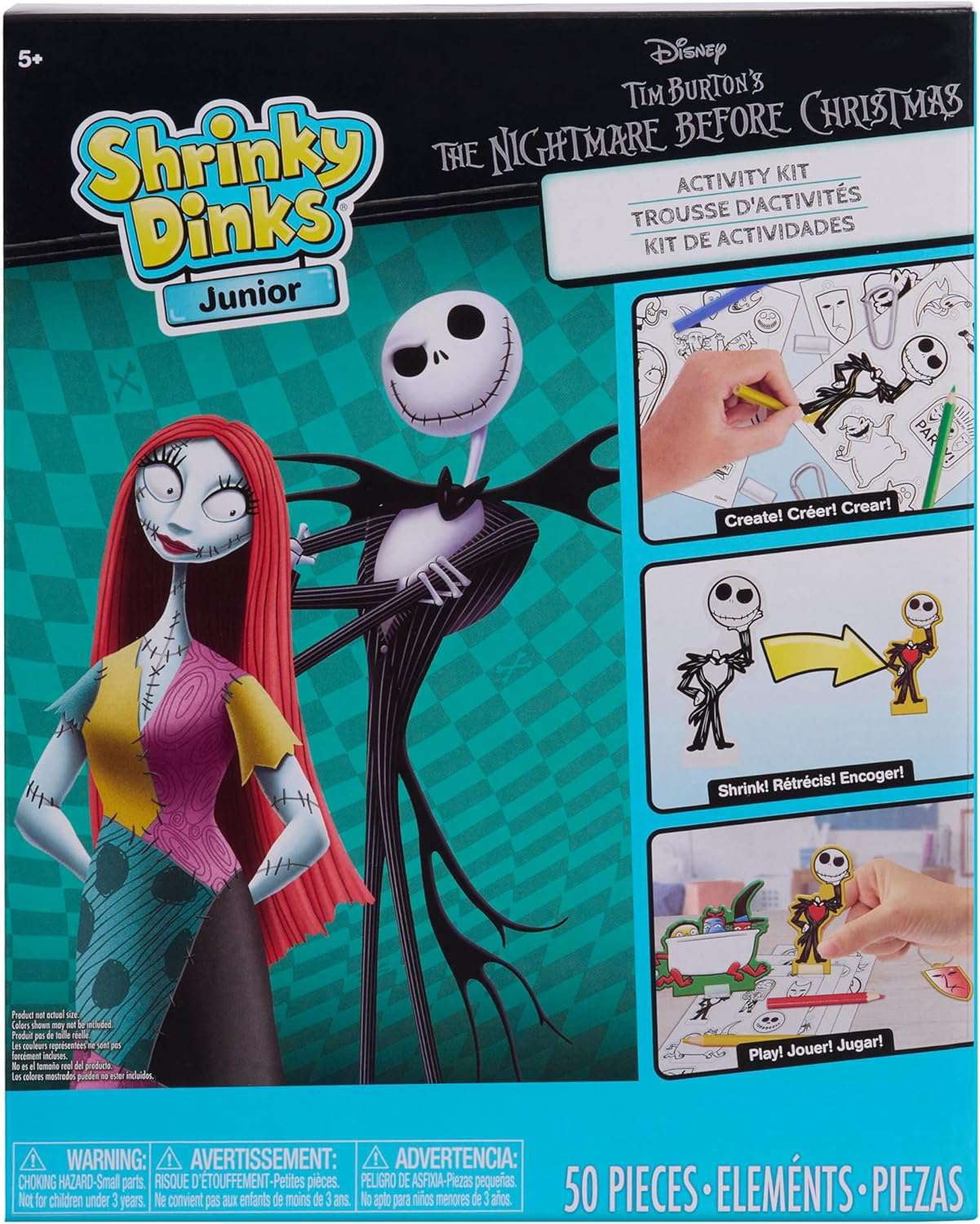 Disney Shrinky Dinks Junior The Nightmare Before Christmas Activity Kit ...
