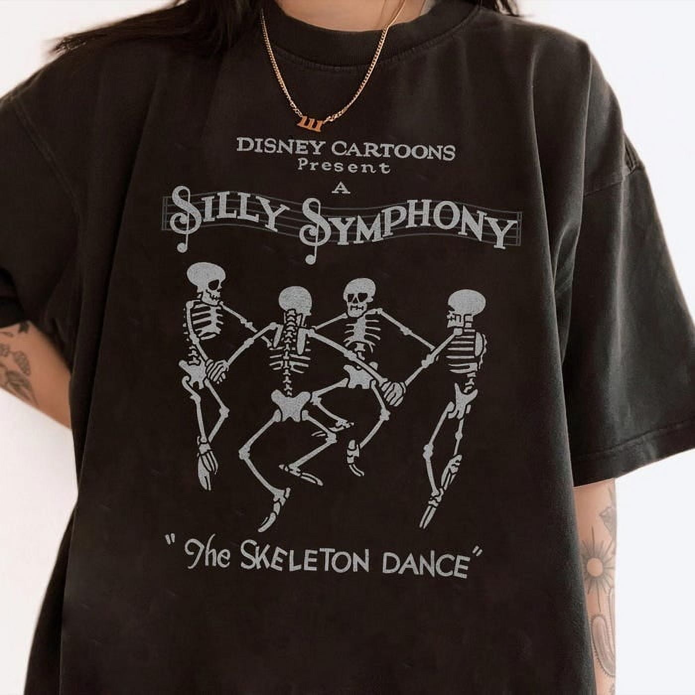 Disney Silly Symphonies The Skeleton Dance Vintage Logo Shirt, Mickey's ...