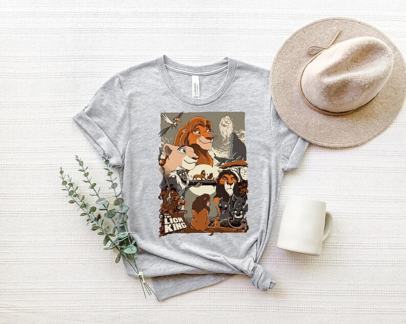 Disney Simba And Nala T-Shirt, Vacation Shirt, Magical Disney Castle ...